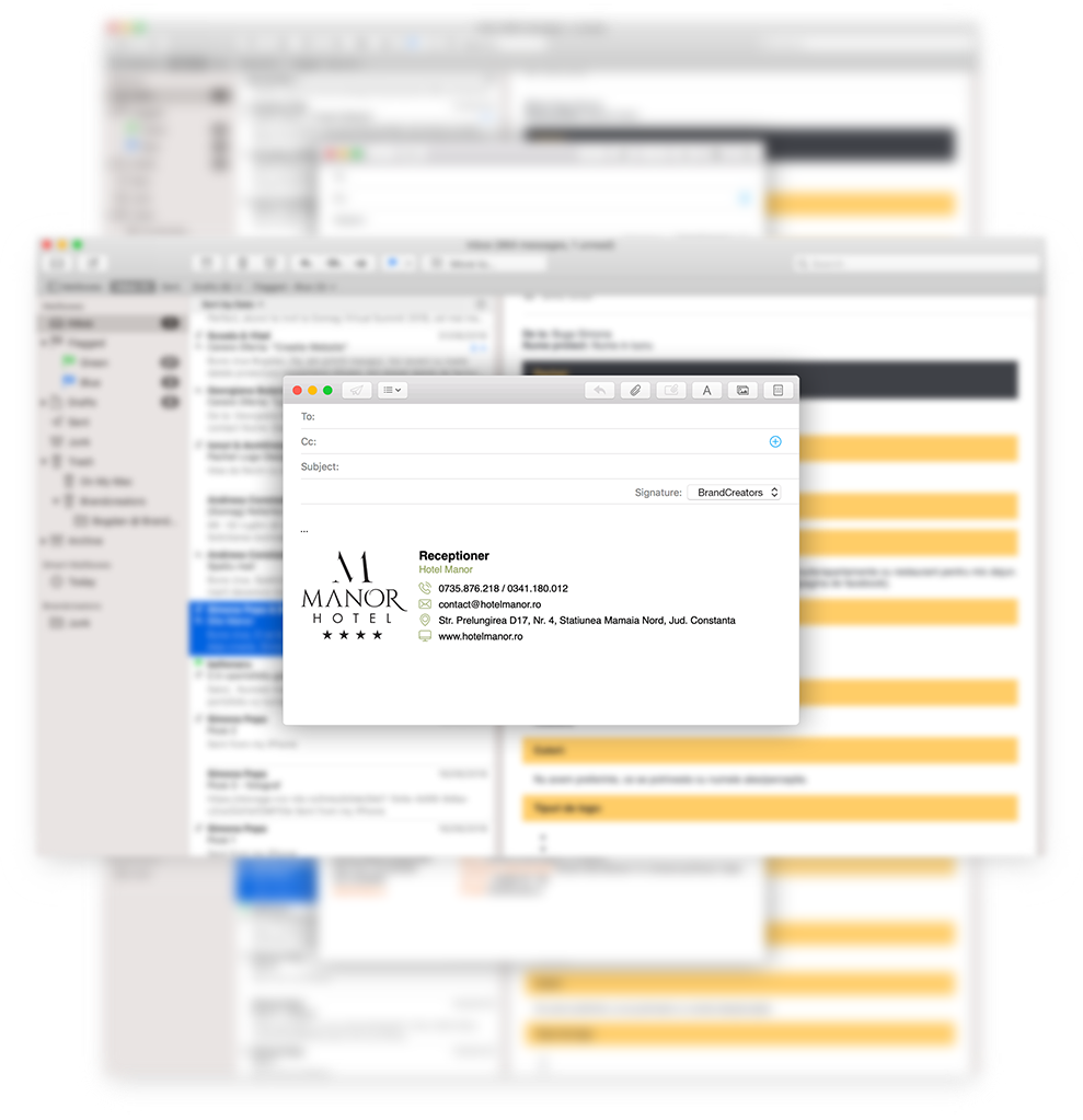 Design Semnătură E-mail - Brand Creators